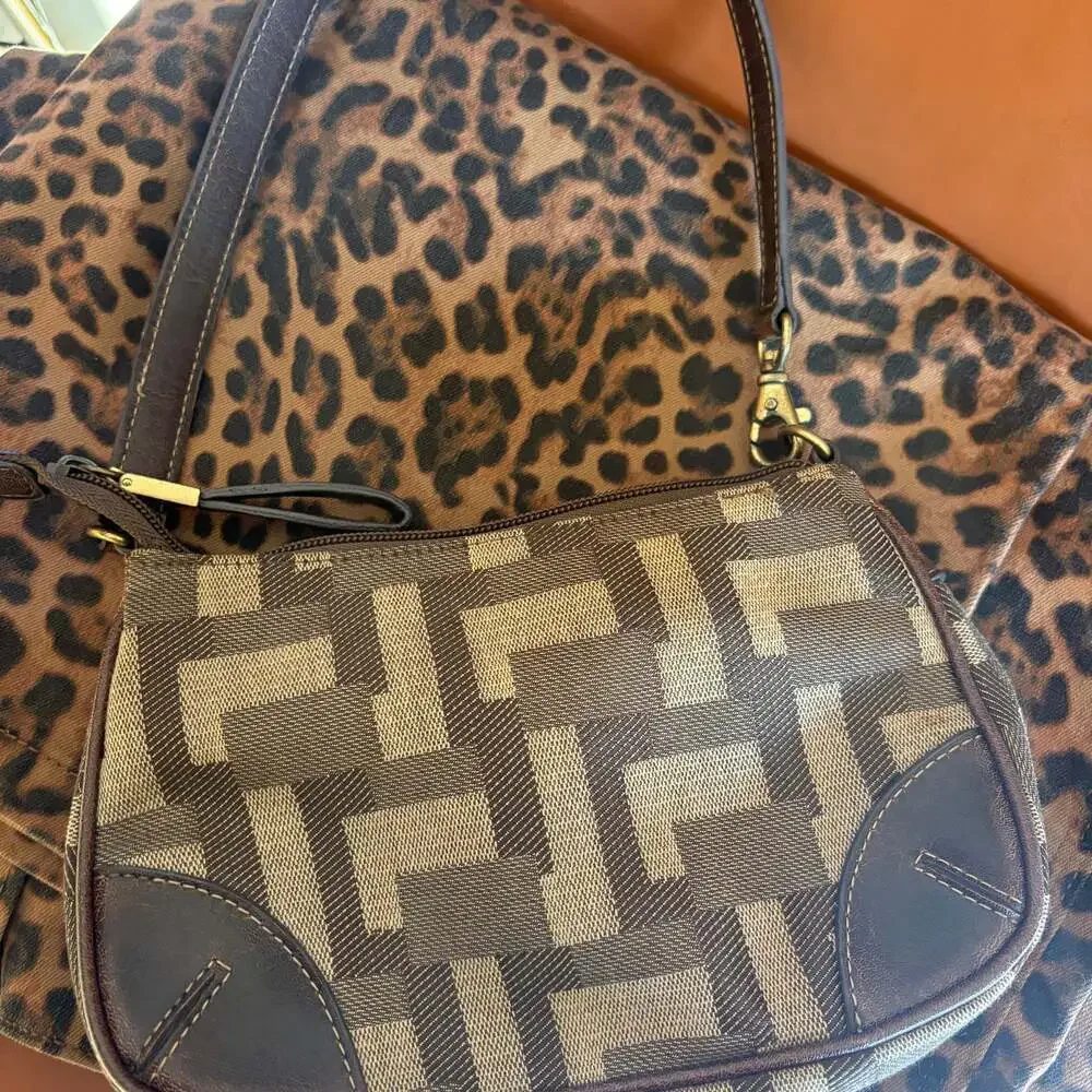Nine West | Bags | Nine West Ultra Mini Vintage Monogrammed Purse ...